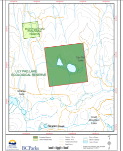 Lily Pad Lake and Buck Hills Map - Friends of Ecological Reserves