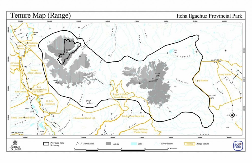 Ilgachuz Tenure (Range) Map – Friends of Ecological Reserves
