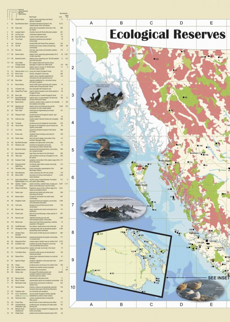 Up-dated map/brochure of BC’s Ecological Reserves - Friends of ...