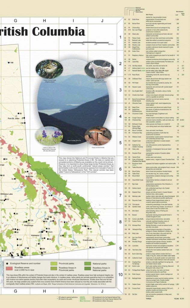 Up-dated map/brochure of BC’s Ecological Reserves - Friends of ...